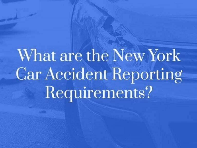 What are the New York Car Accident Reporting Requirements? - Sullivan ...