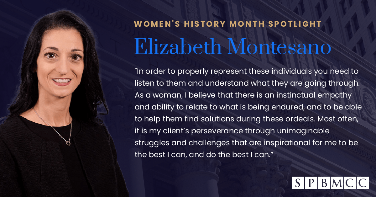SPBMCC Women's History Month Spotlight: Elizabeth Montesano